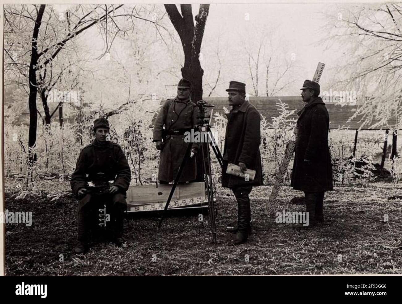 Triangulering work Farnish Pacahyko Stock Photo - Alamy