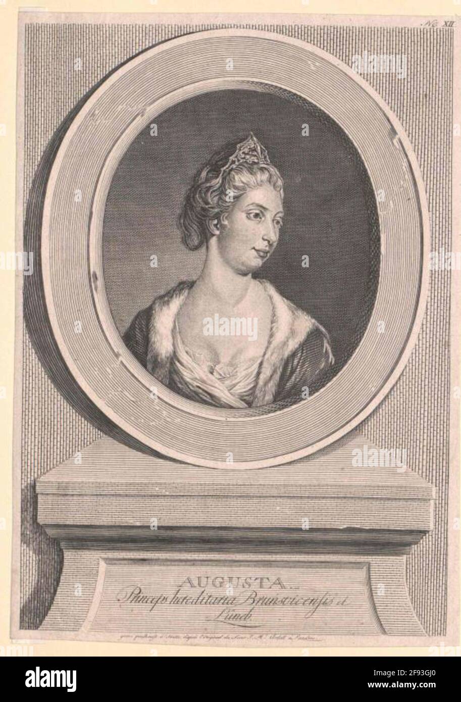 Auguste, Princess of Saxony-Gotha Stock Photo - Alamy