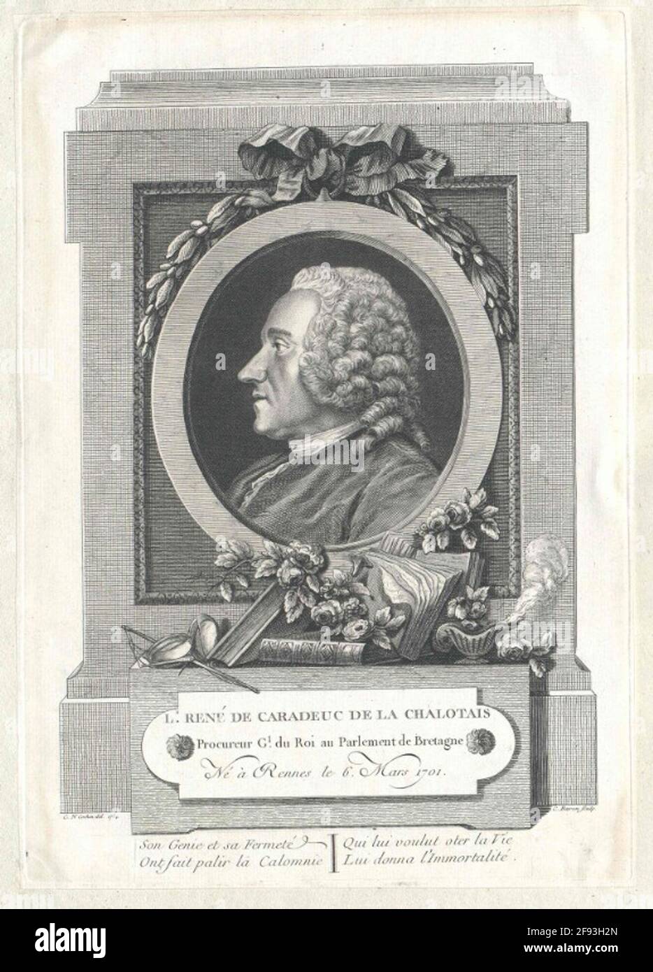 The Chalotais, Louis René de Caradeuc de Stock Photo - Alamy