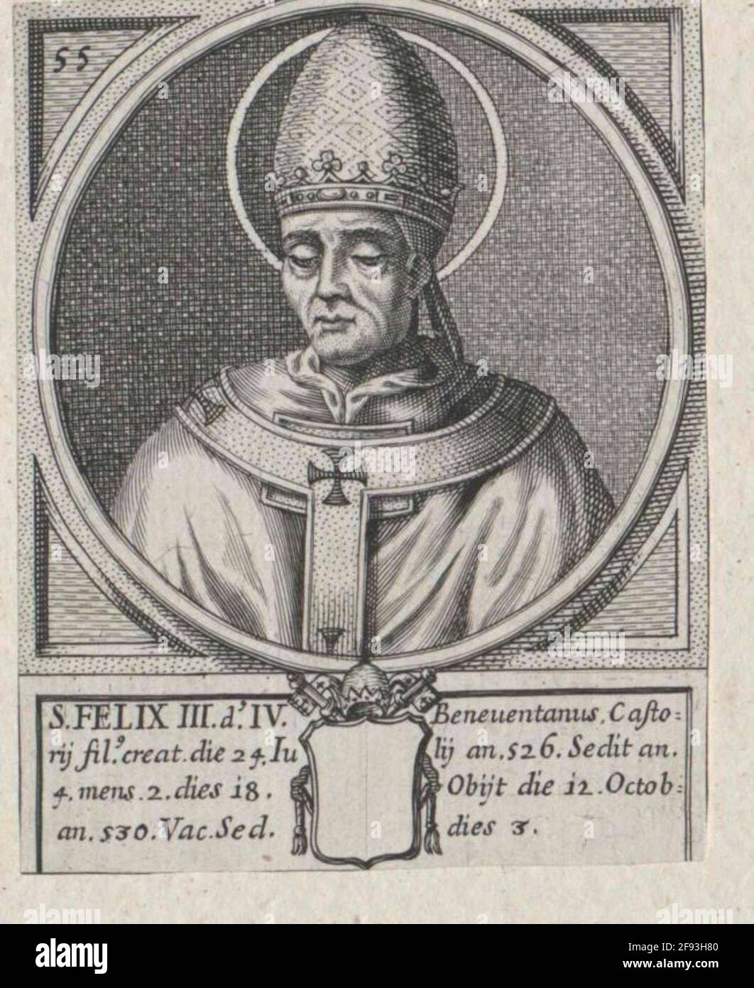 Felix IV., Pope Stock Photo - Alamy