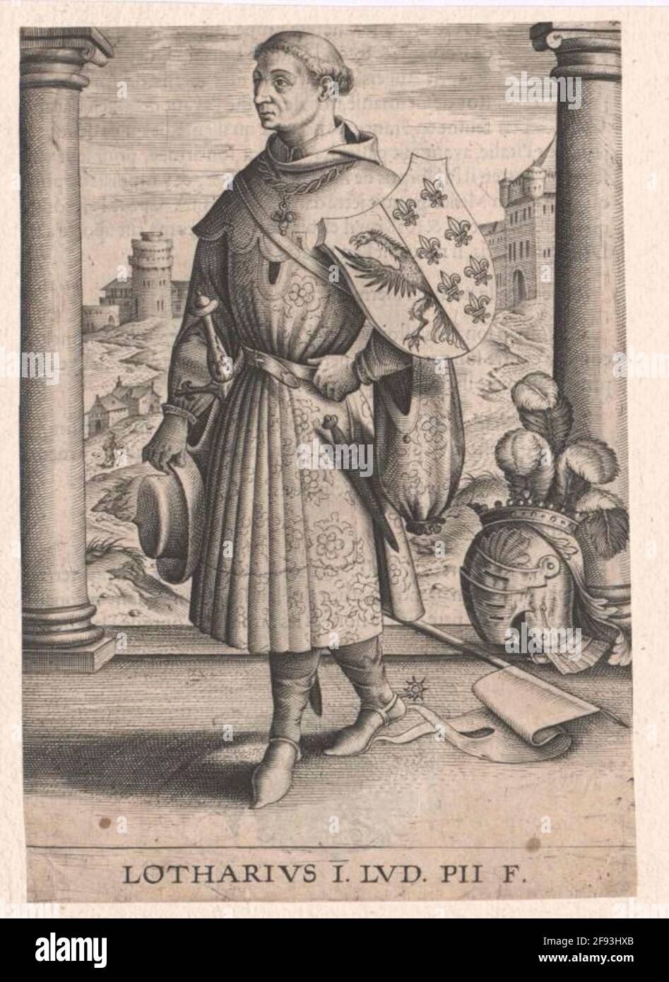 Lothar I., Roman Emperor Stock Photo - Alamy