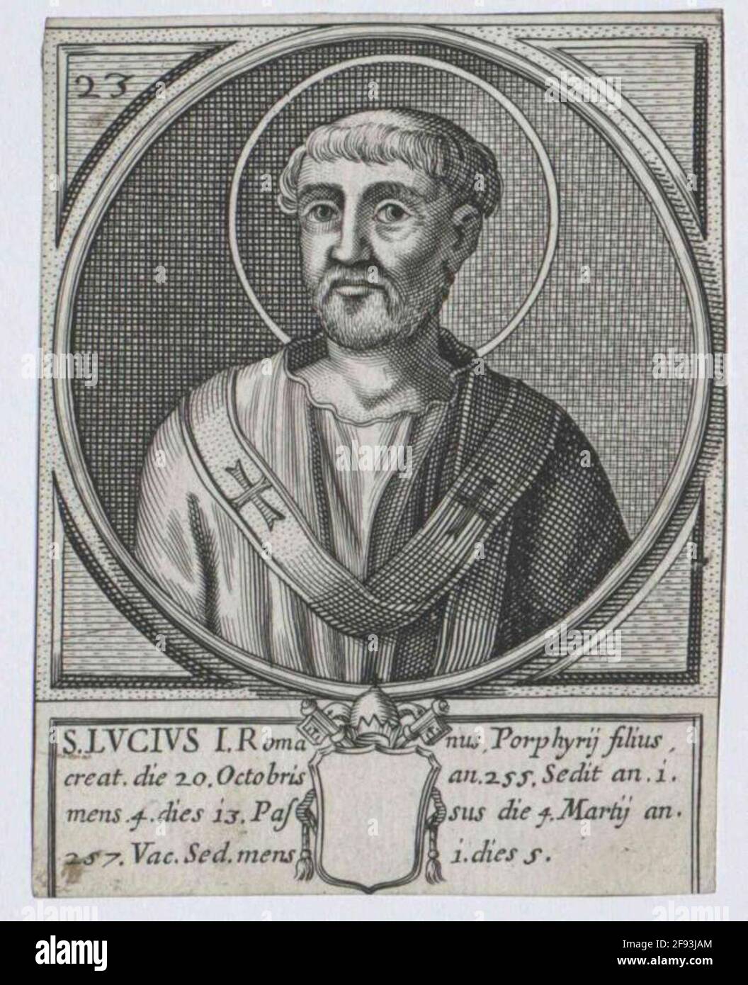 Lucius I., pope Stock Photo - Alamy