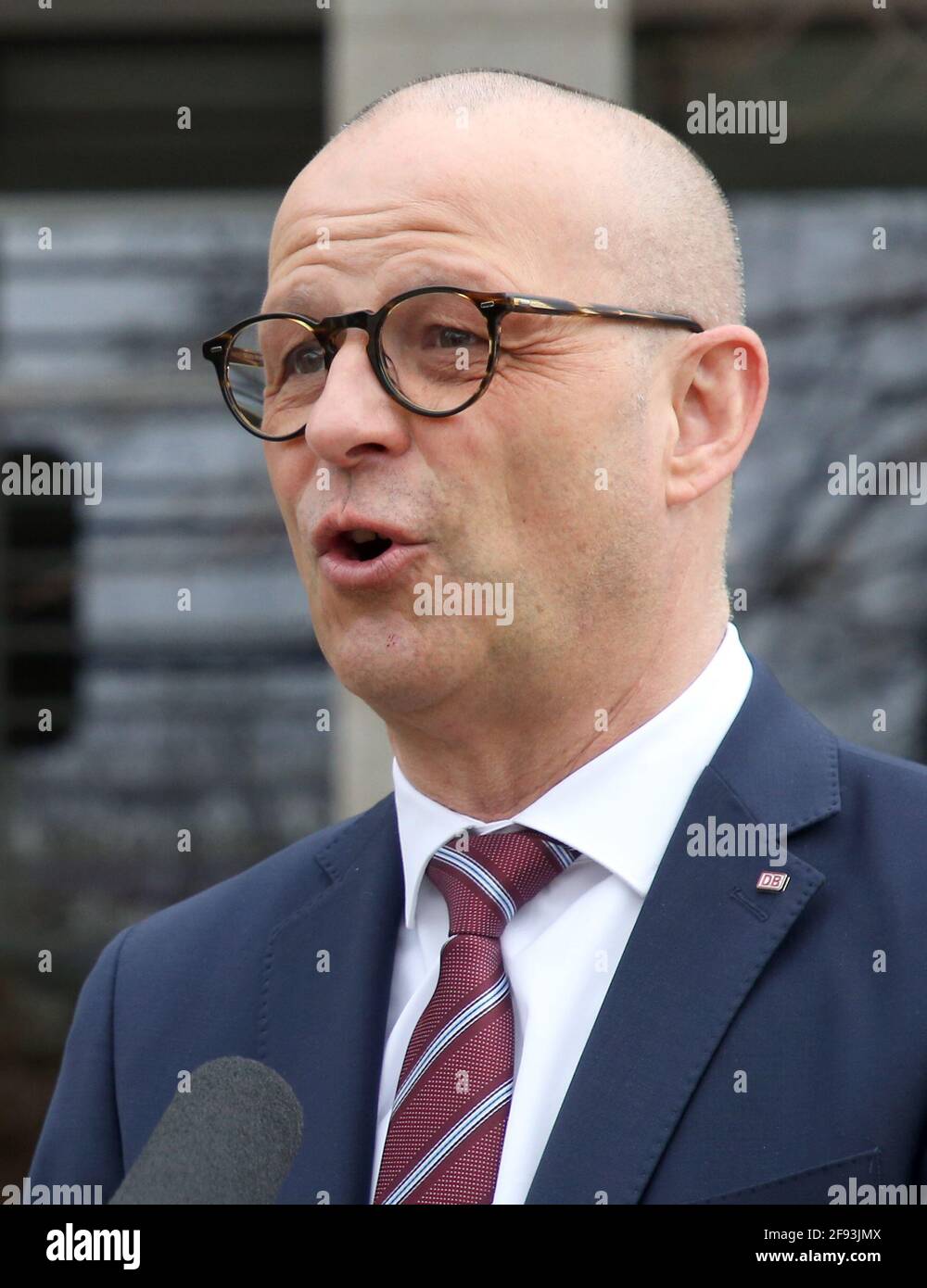 Berlin, Germany. 16th Apr, 2021. Martin Seiler, DB's Chief Human ...