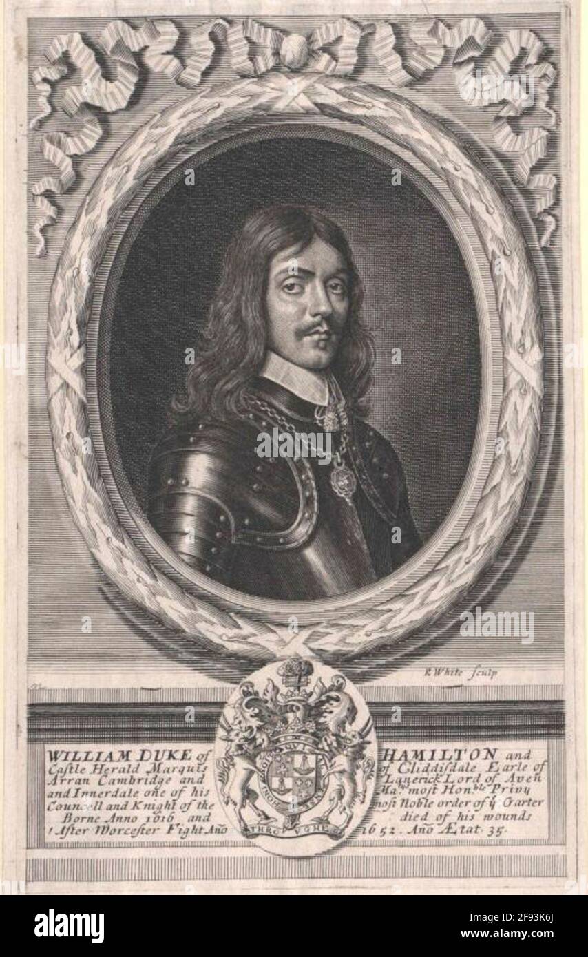 Hamilton, William Duke of Stock Photo - Alamy