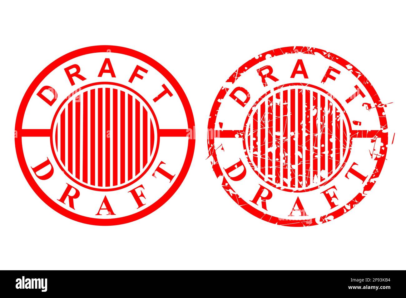 Draft mark Stock Vector Images - Alamy