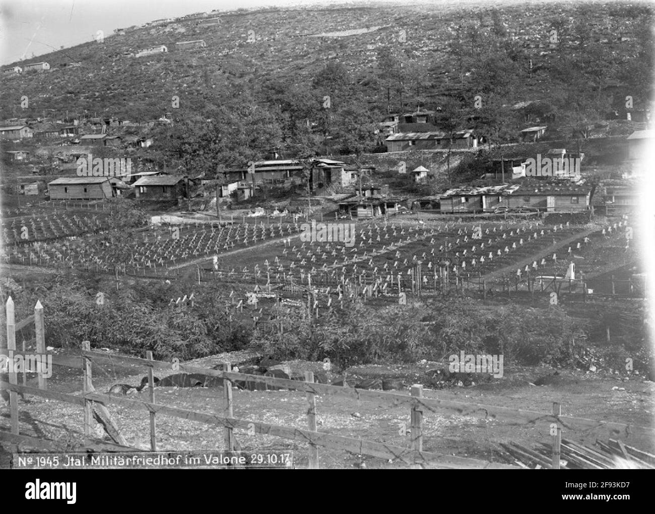 Italian military cemetery in Valone Stock Photo - Alamy