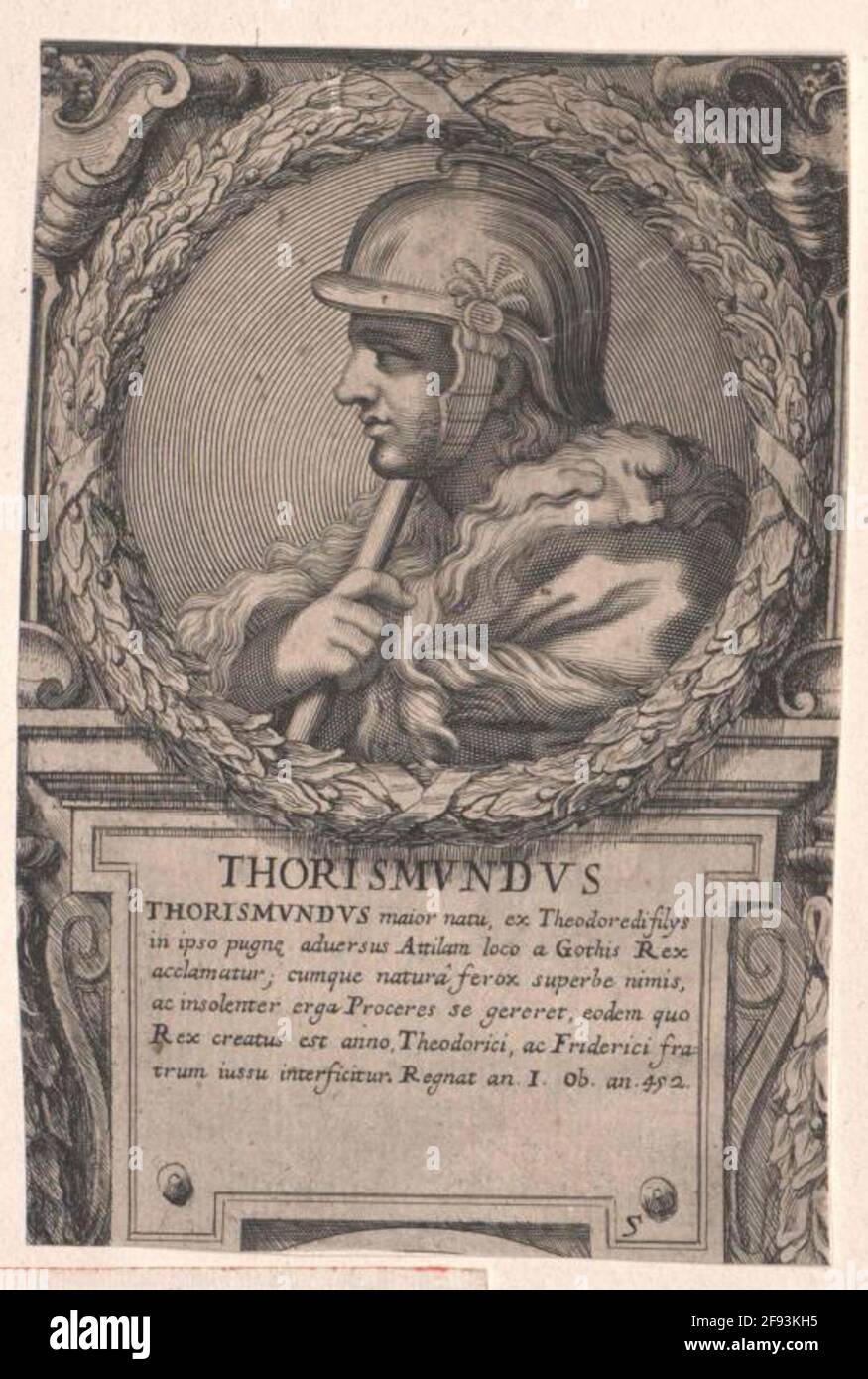 Thorismund, King of the Westgoten Stock Photo - Alamy