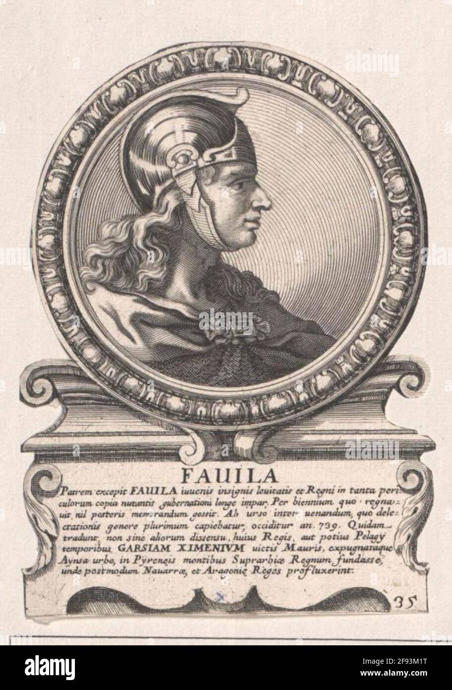 Favila, King of Asturias Stock Photo - Alamy