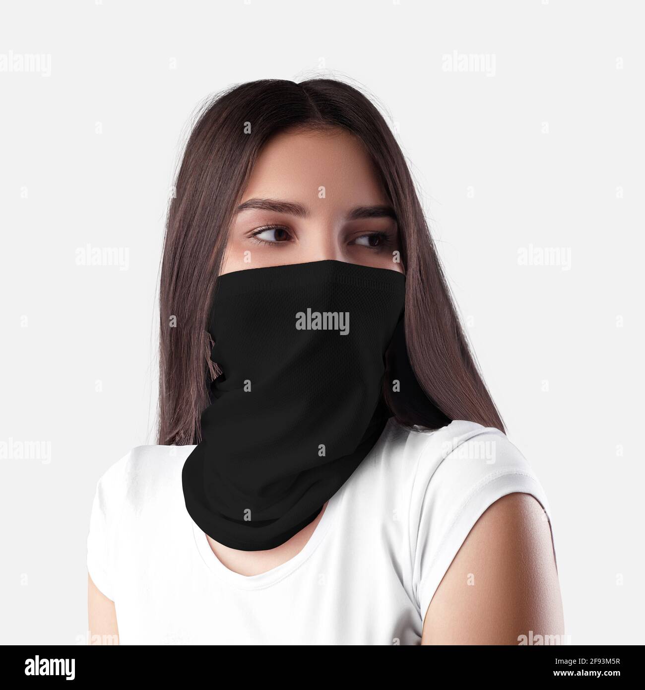 Half Face Mask Template