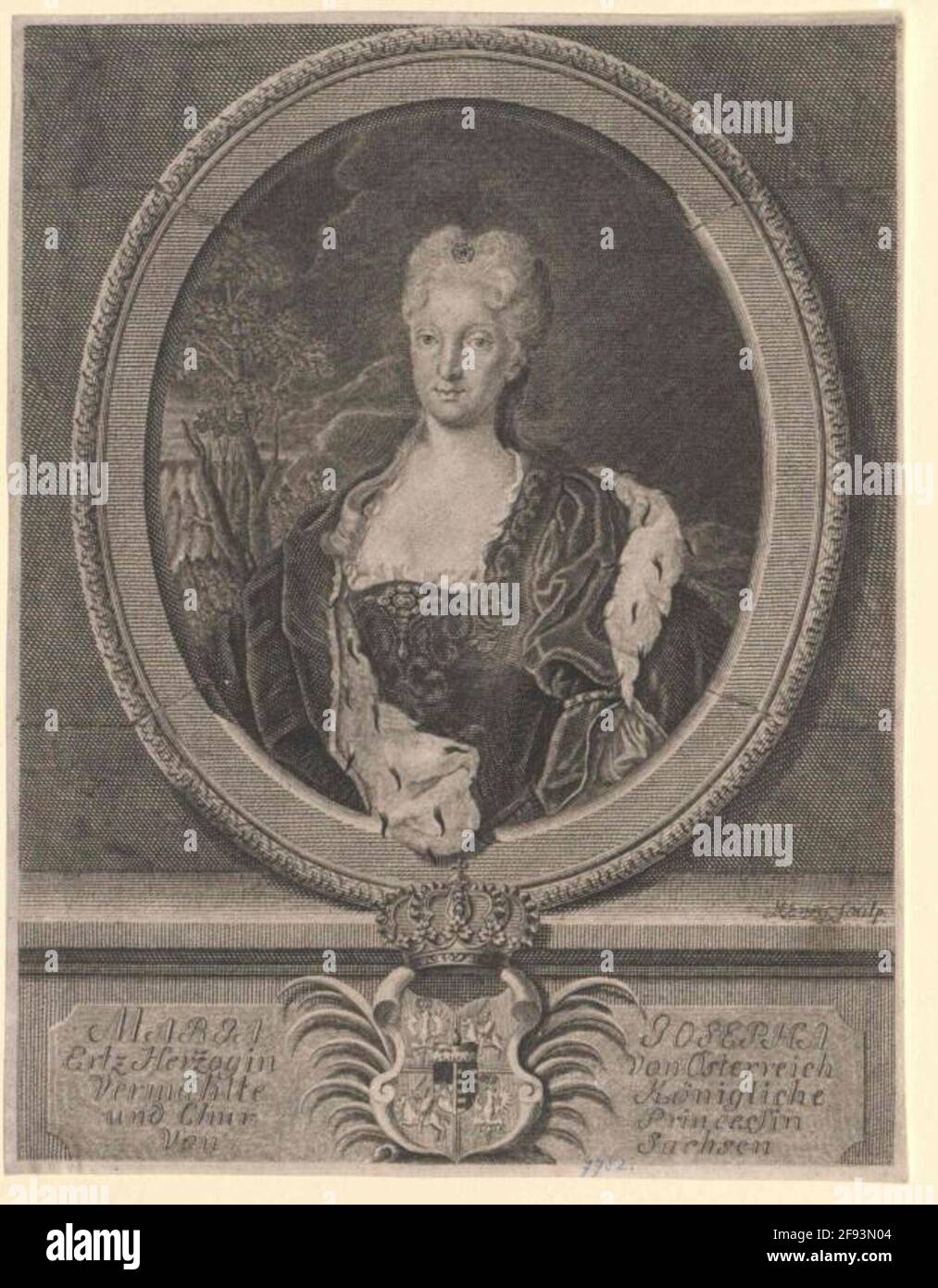 Marie Josefa, Archduchess of Austria Stecher: King, Anton ...