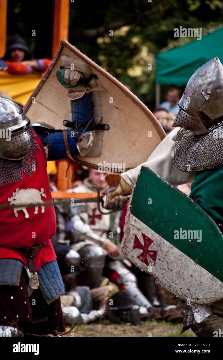 Middle ages knights tournament knights hi-res stock photography and ...