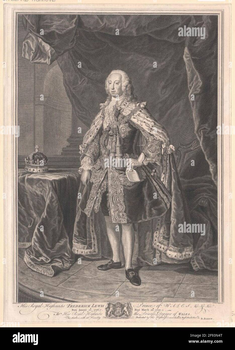 Friedrich Ludwig, Prince of England Stock Photo - Alamy