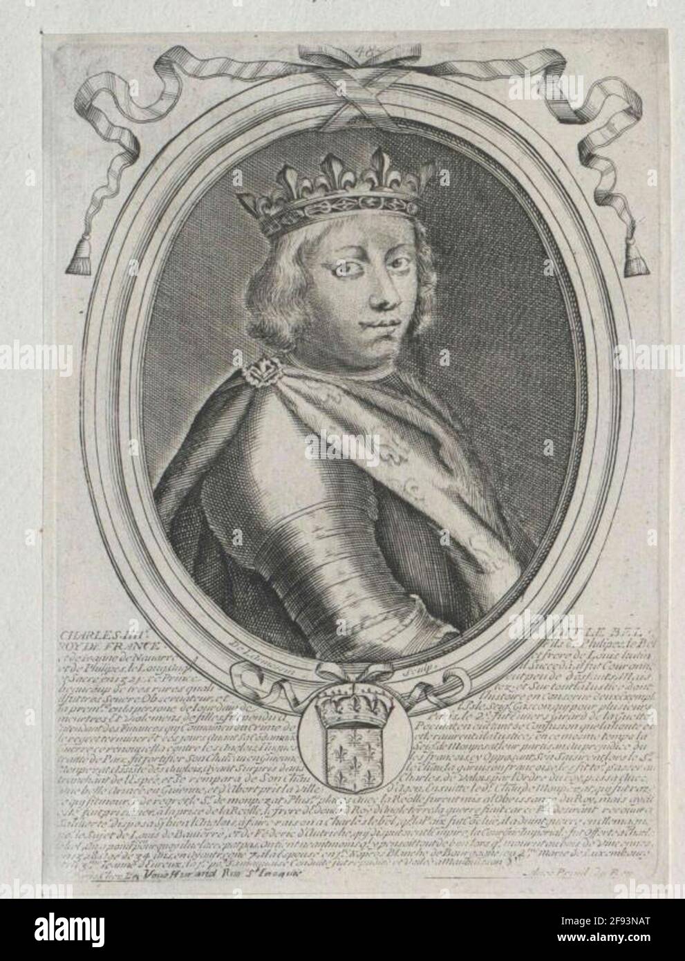 Karl IV. The beautiful, king of France Stock Photo - Alamy