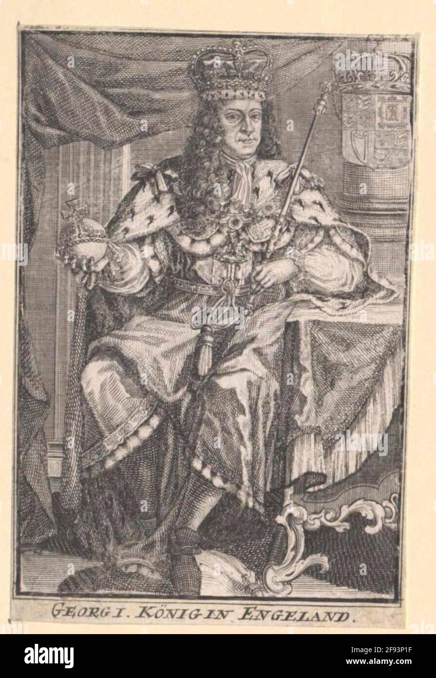 Georg I, King of England Stock Photo - Alamy