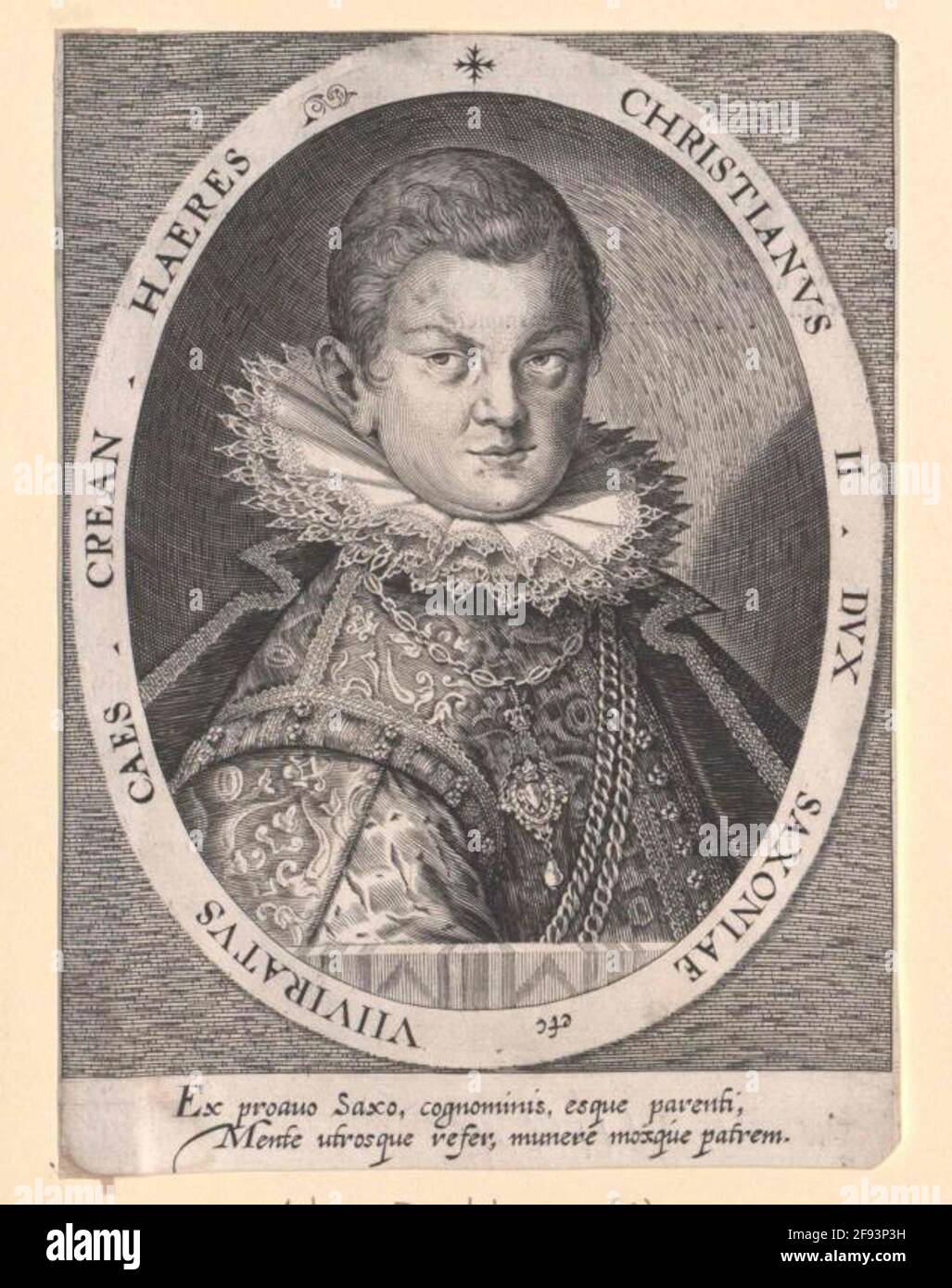 Christian II, Elector of Saxony Stock Photo - Alamy