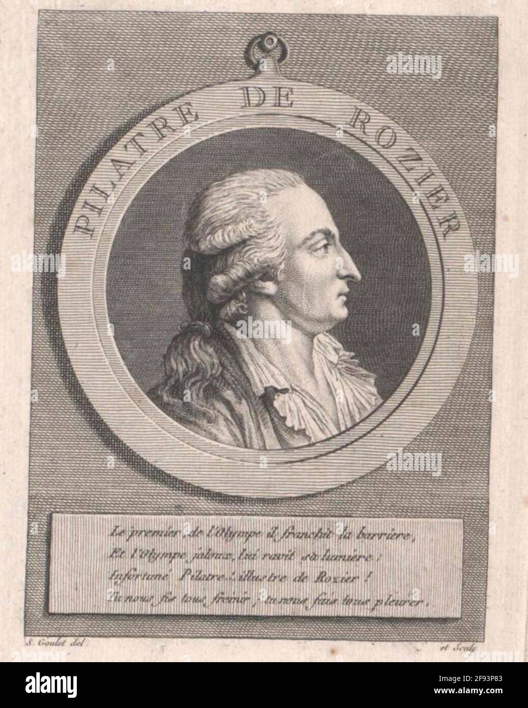 Pilatre de Rozier, Jean Francois Stock Photo - Alamy