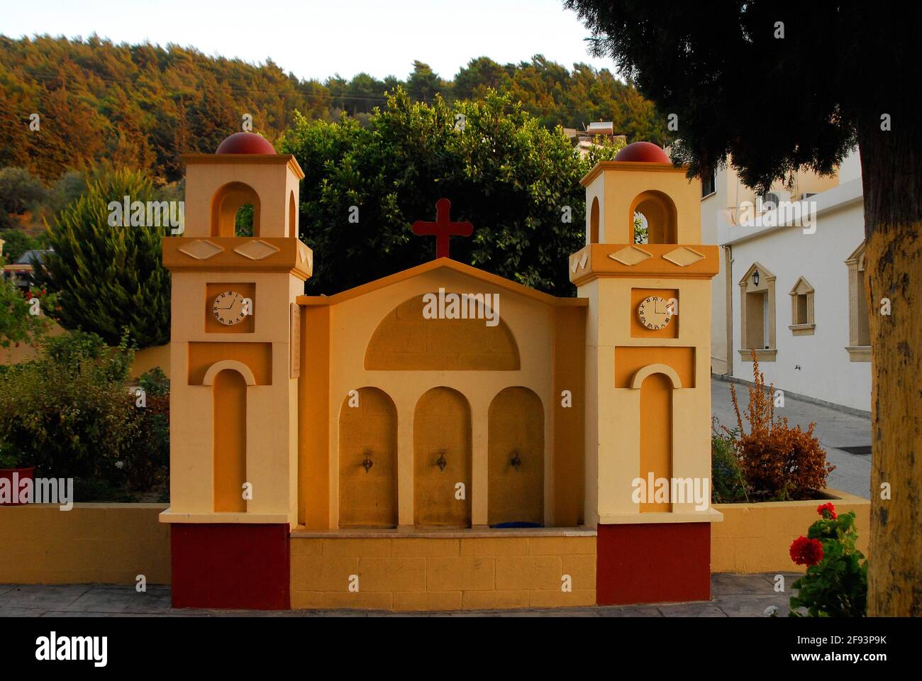 Greece, Rhodes island Paradeisi village traditional architecture 3 ...