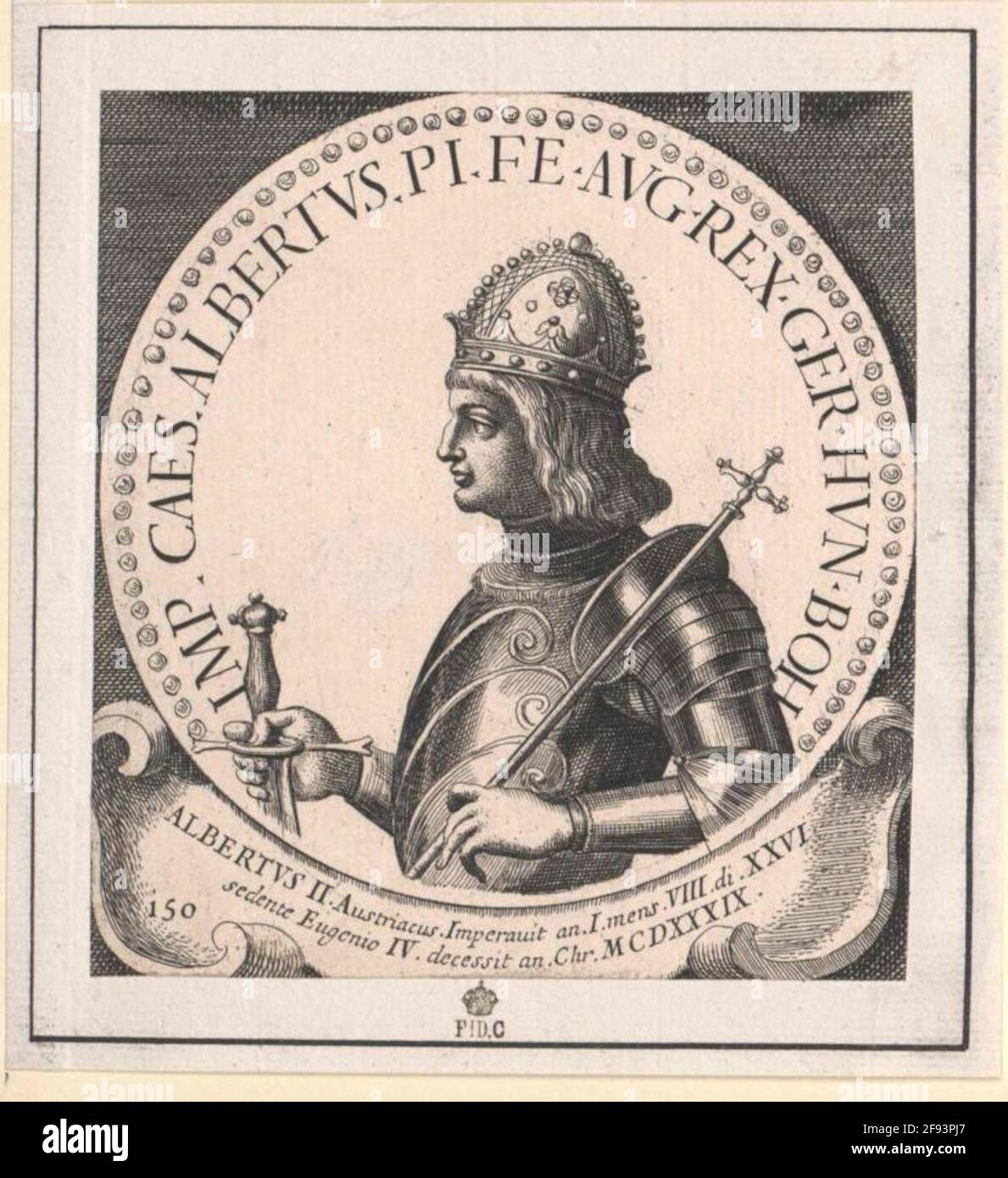 Albrecht II, German king Stock Photo - Alamy