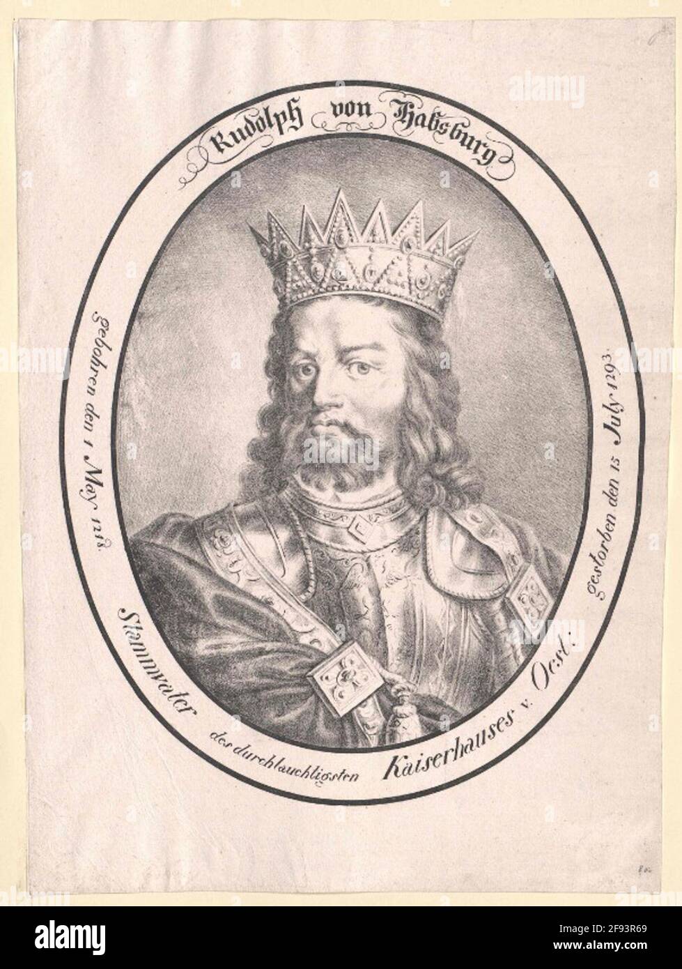 Rudolf I of Habsburg, King Stock Photo - Alamy