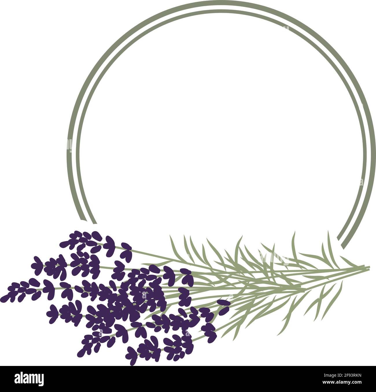 lavender vector frame Stock Vector Image & Art - Alamy