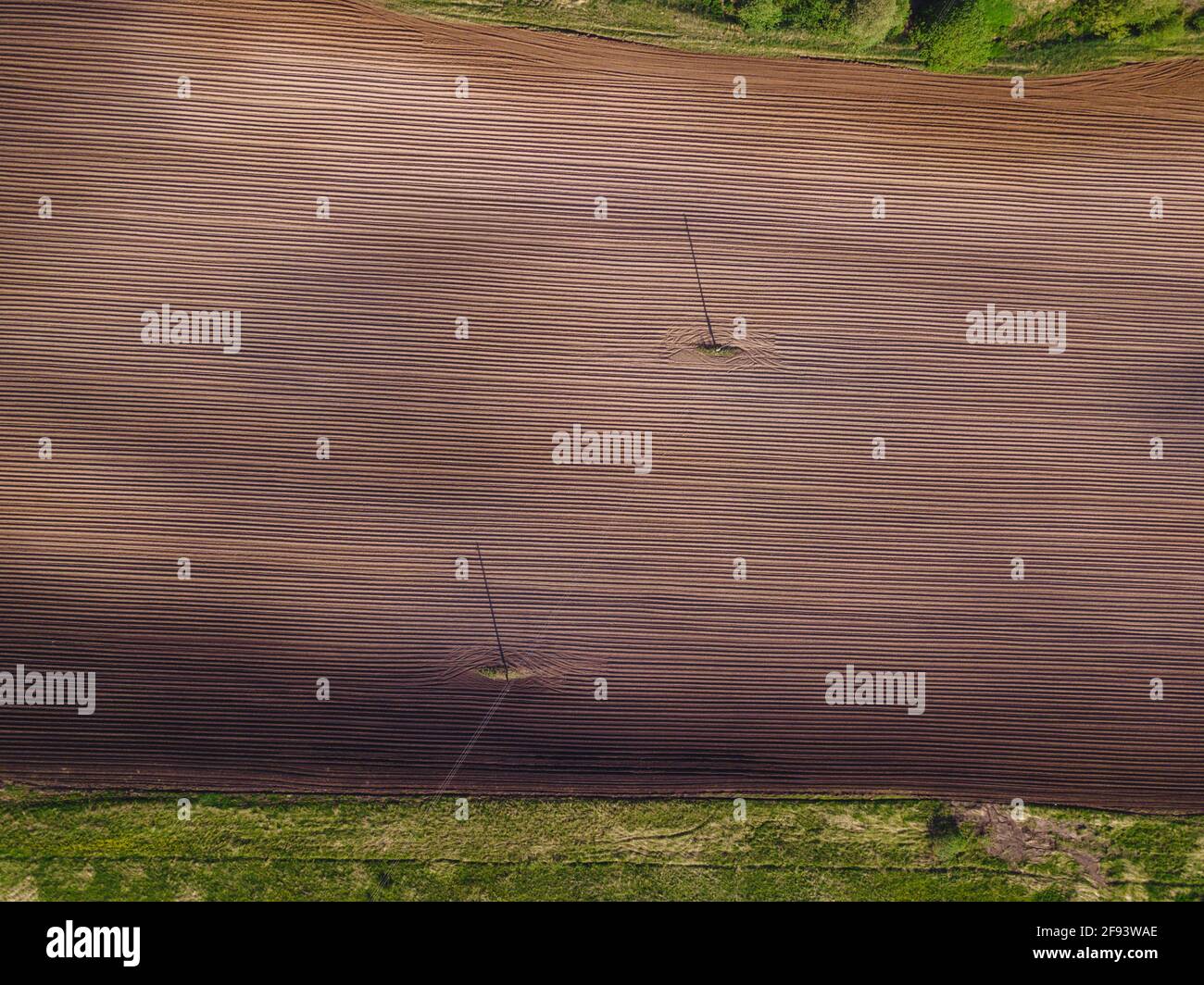 Aerial top view on farmer hi-res stock photography and images - Alamy