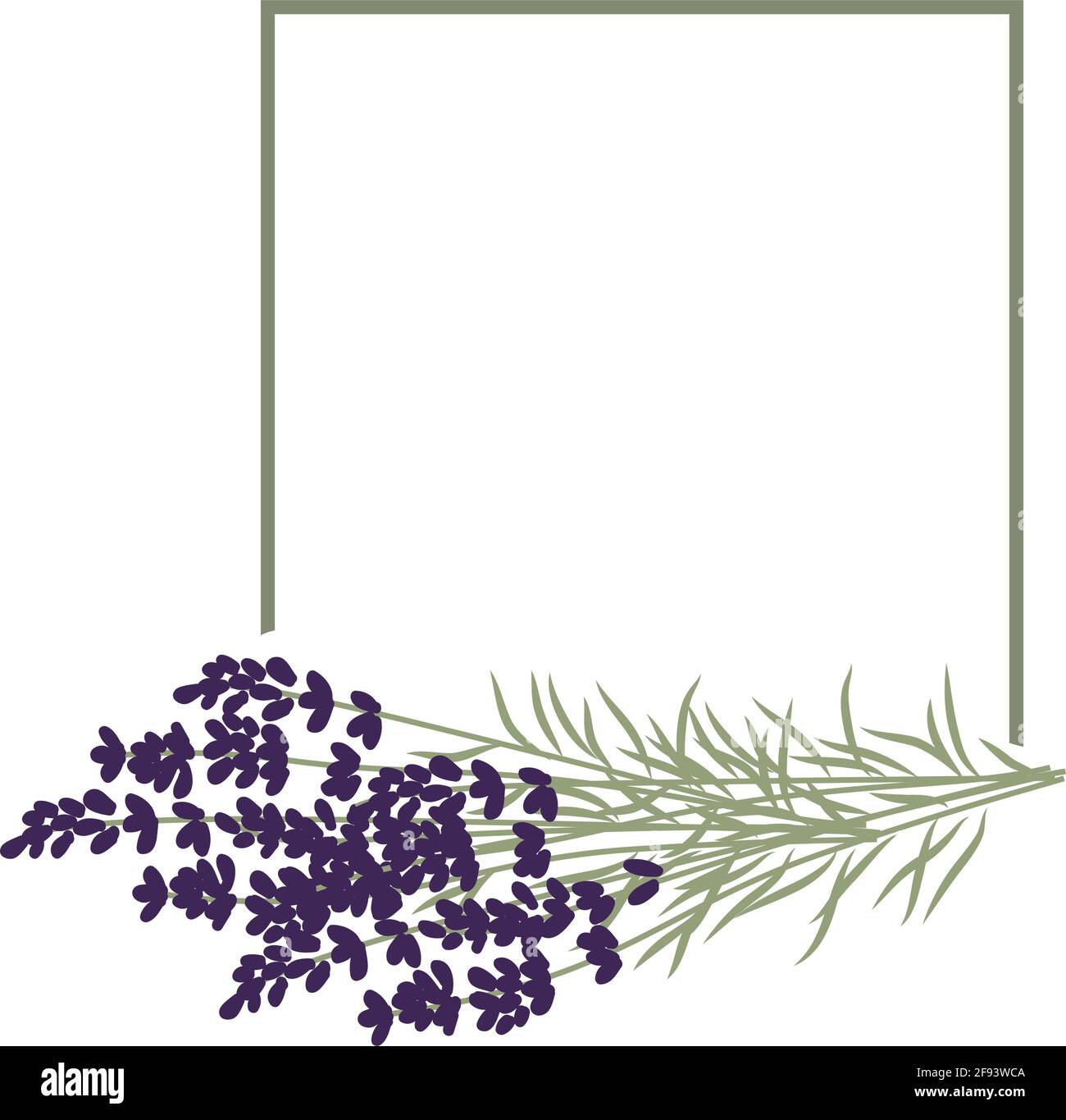 lavender vector frame Stock Vector Image & Art - Alamy