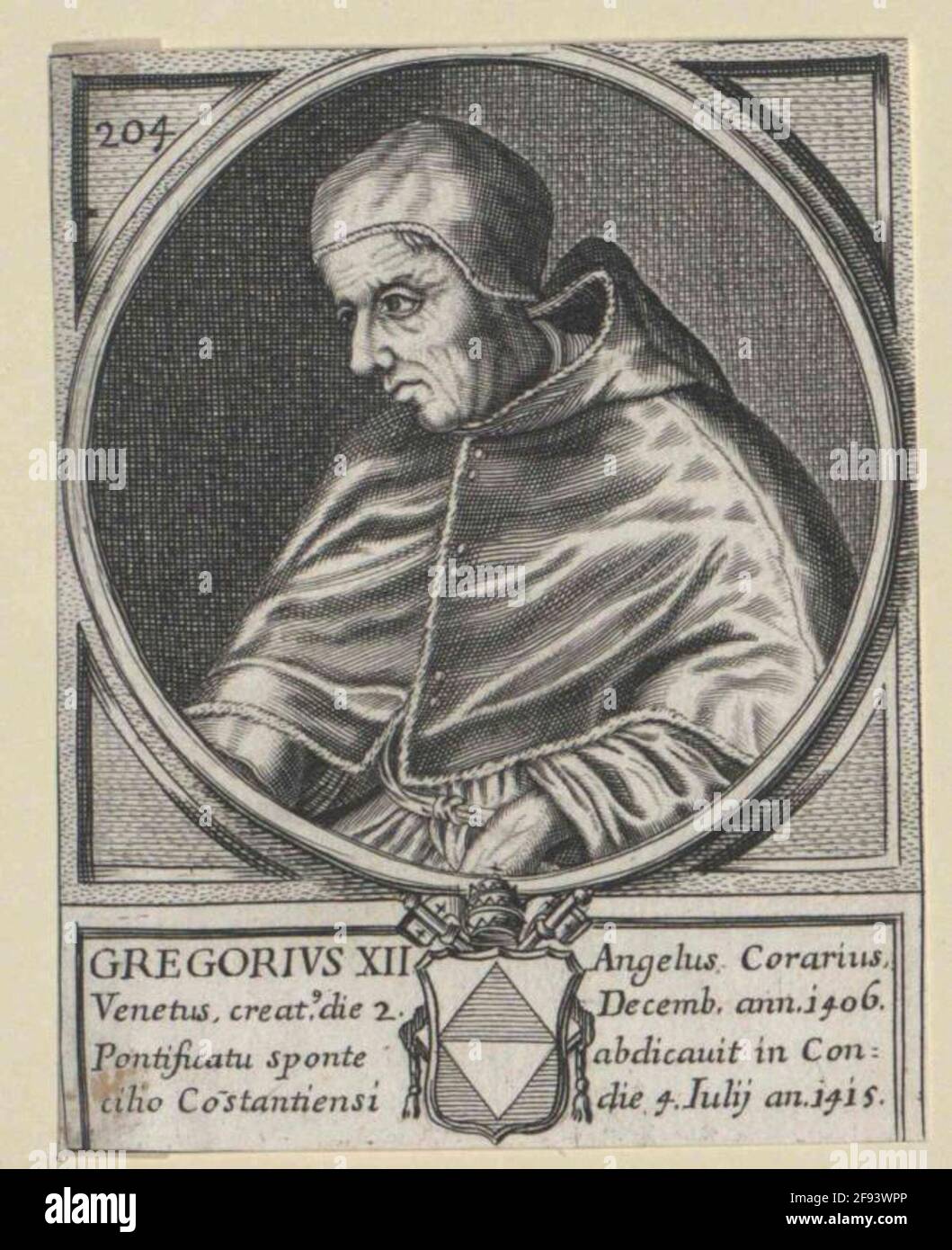 Gregor XII., papa Stock Photo - Alamy