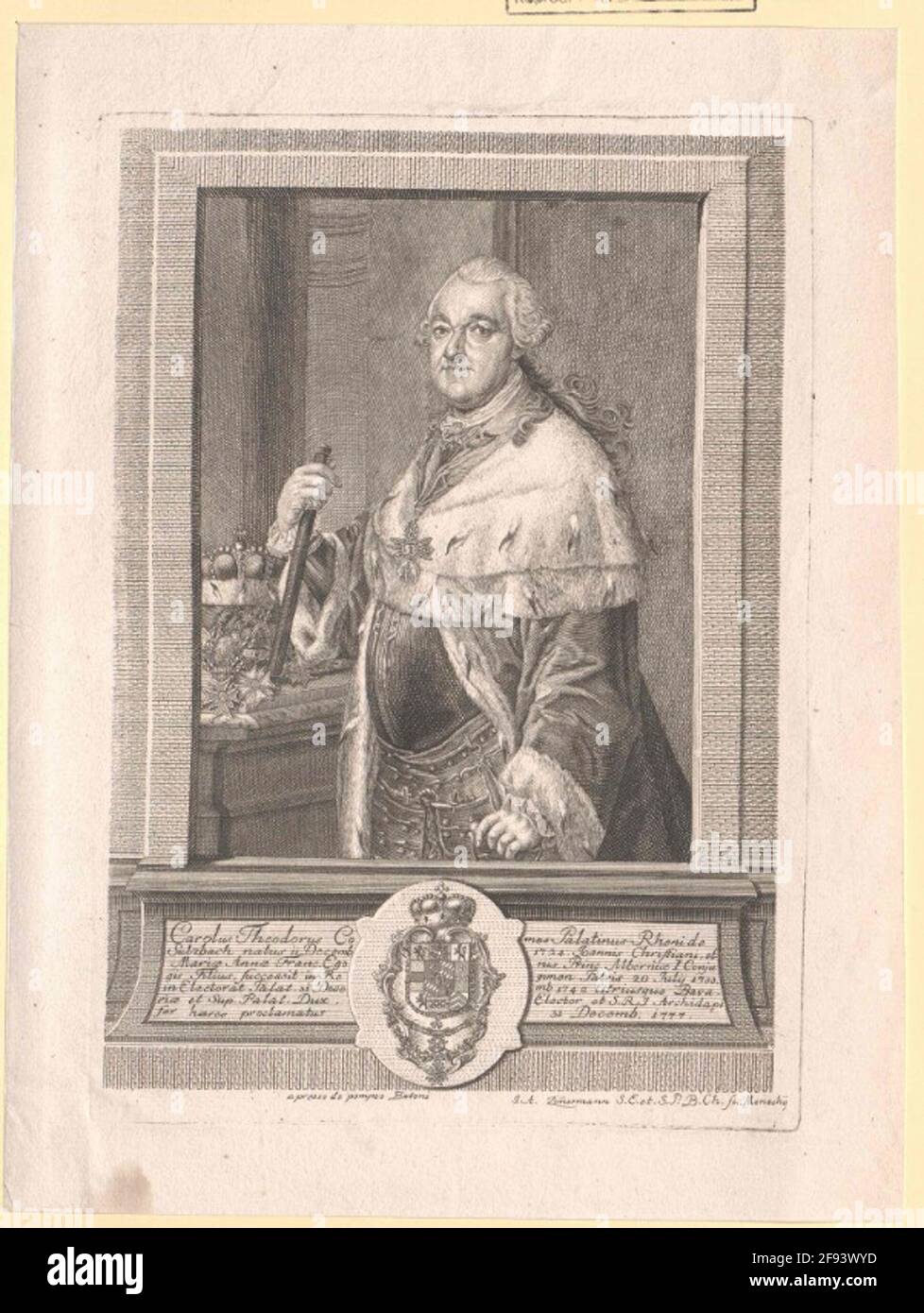 Karl Theodor, Elector of Bavaria Stock Photo - Alamy