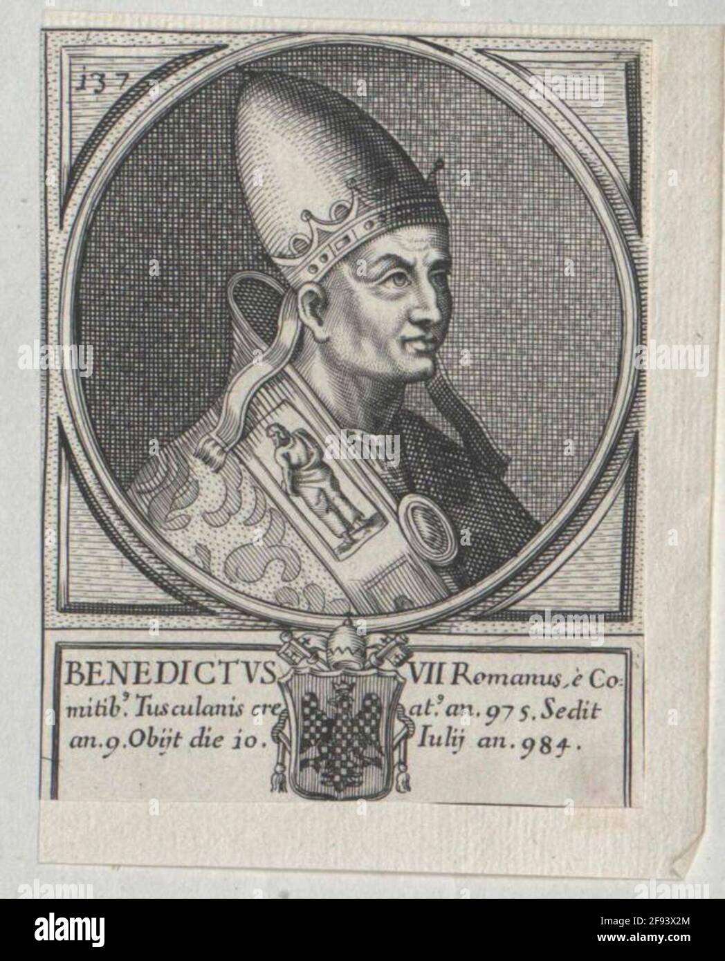 Pope benedict vii hi-res stock photography and images - Alamy