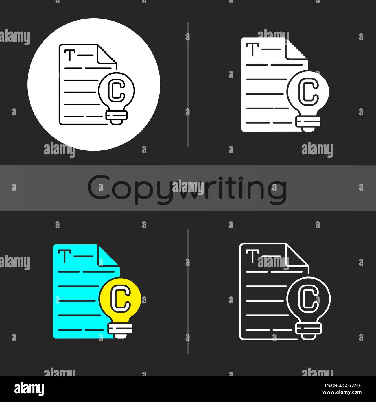 Content writing black glyph Stock Vector Images - Alamy