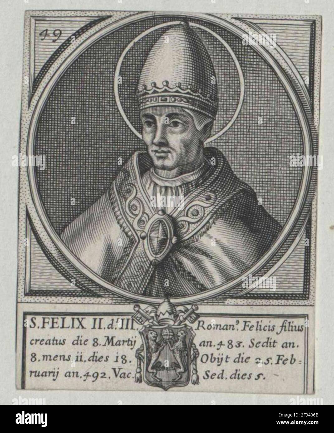 Pope felix iii hi-res stock photography and images - Alamy