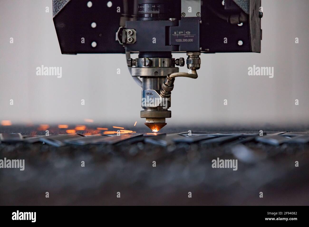Process industrial laser cutting sheet hi-res stock photography and ...