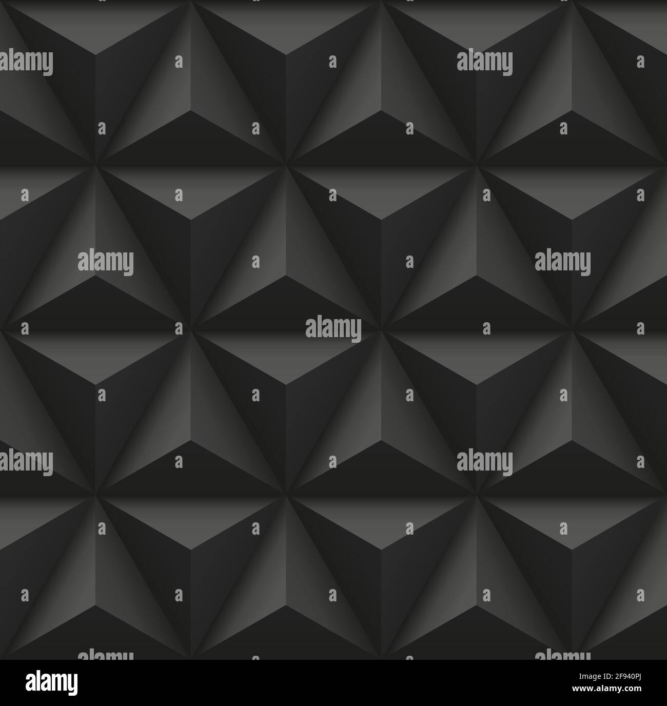 Textured abstract dark mosaic seamless background with tile. Vector ...