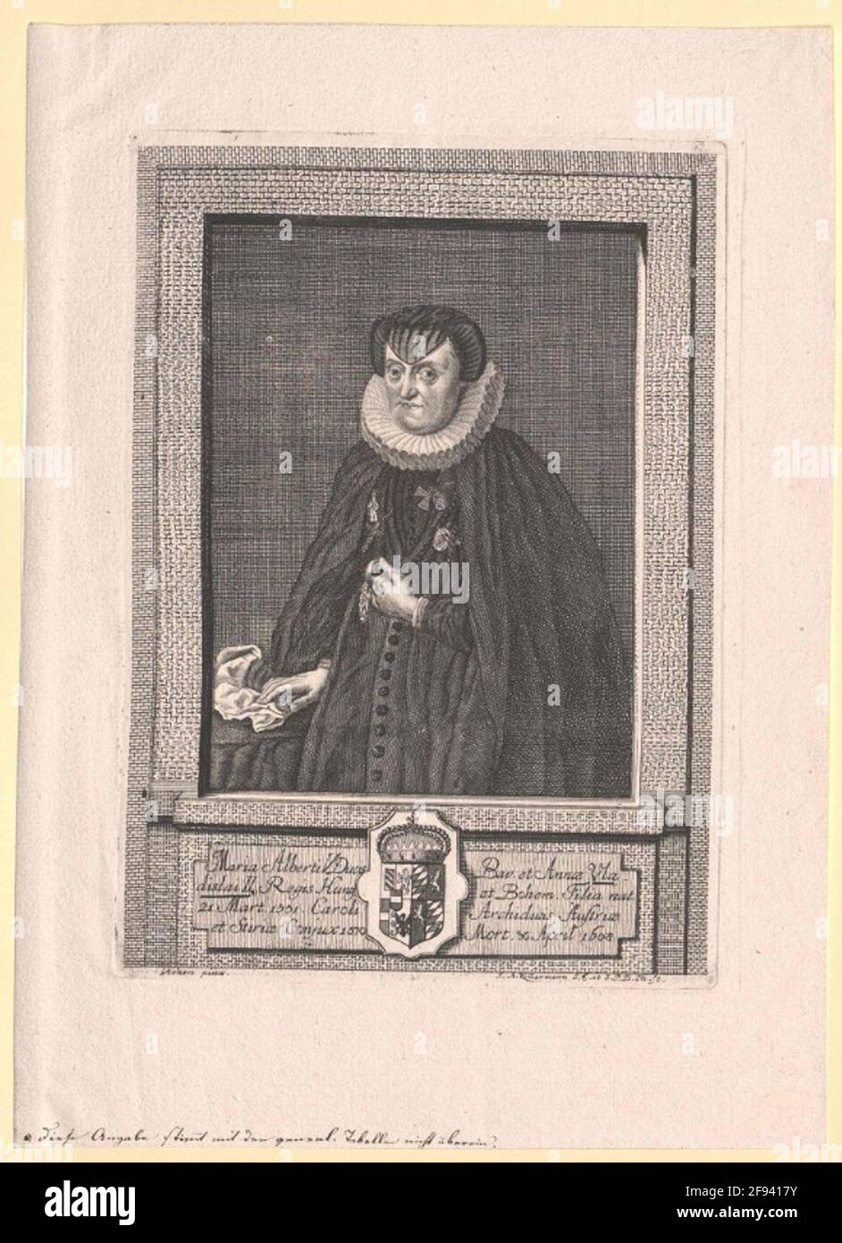 Maria, Princess of Bavaria Stock Photo - Alamy