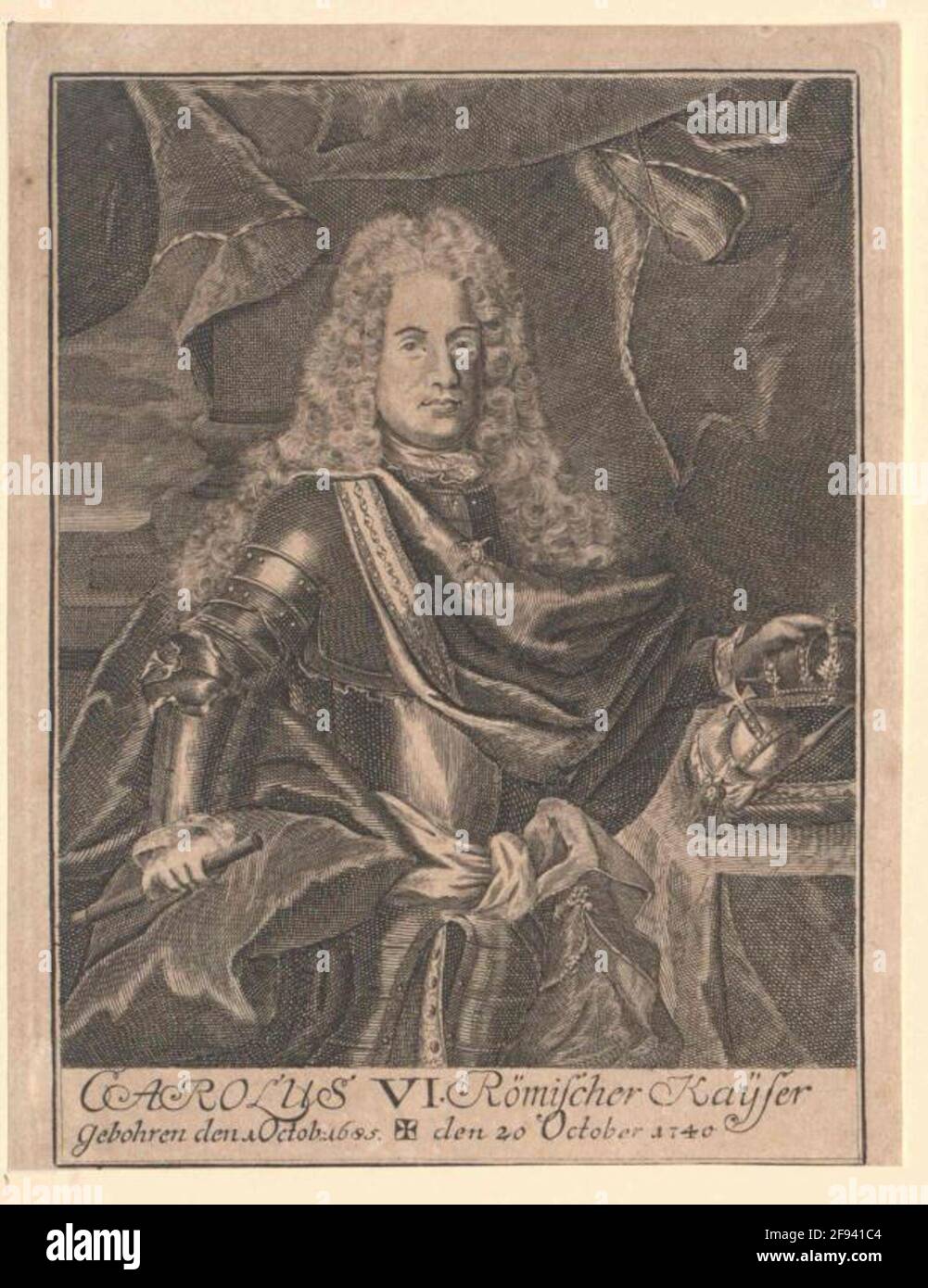Karl VI., Roman-German Kaiser Stock Photo - Alamy