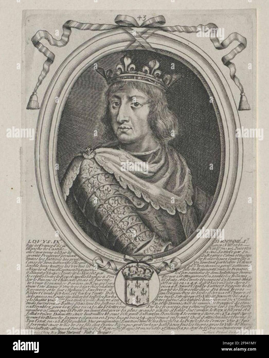 Ludwig Ix., King of France, Saint Stock Photo - Alamy