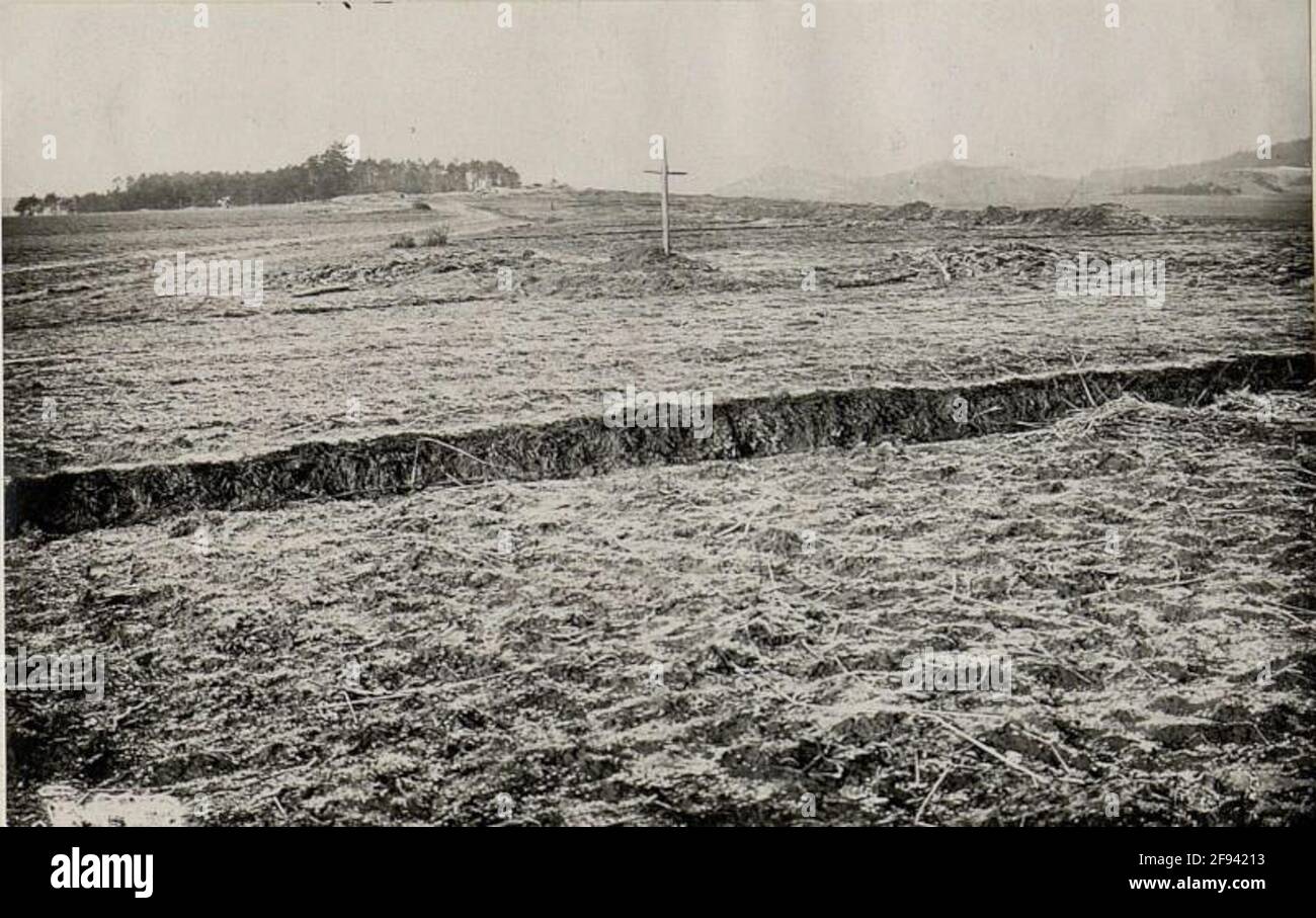 Russ. Solting Data Graves and Trenches on the battlefield of Strzegova ...