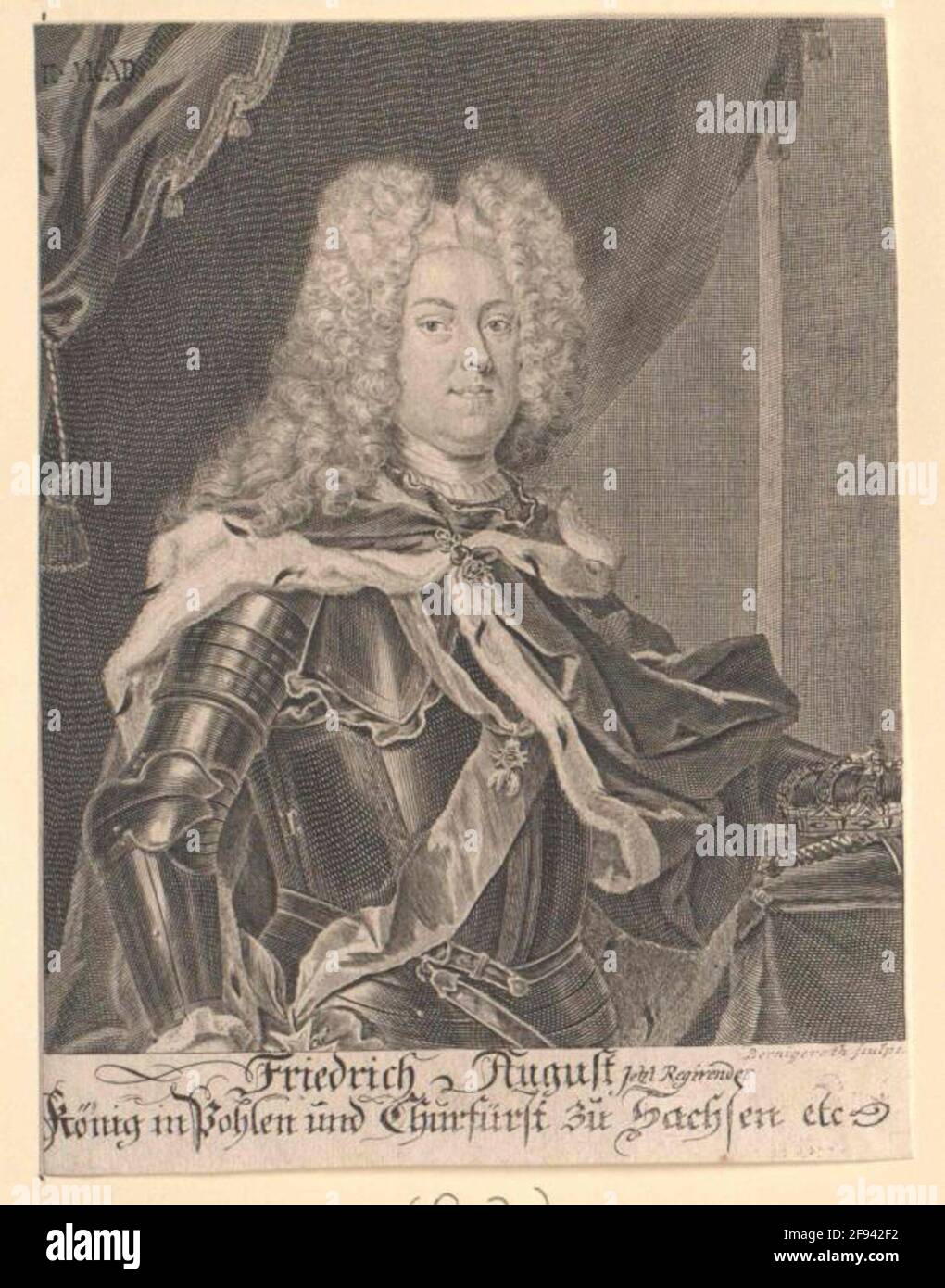 Friedrich August II, Elector of Saxony Stock Photo - Alamy