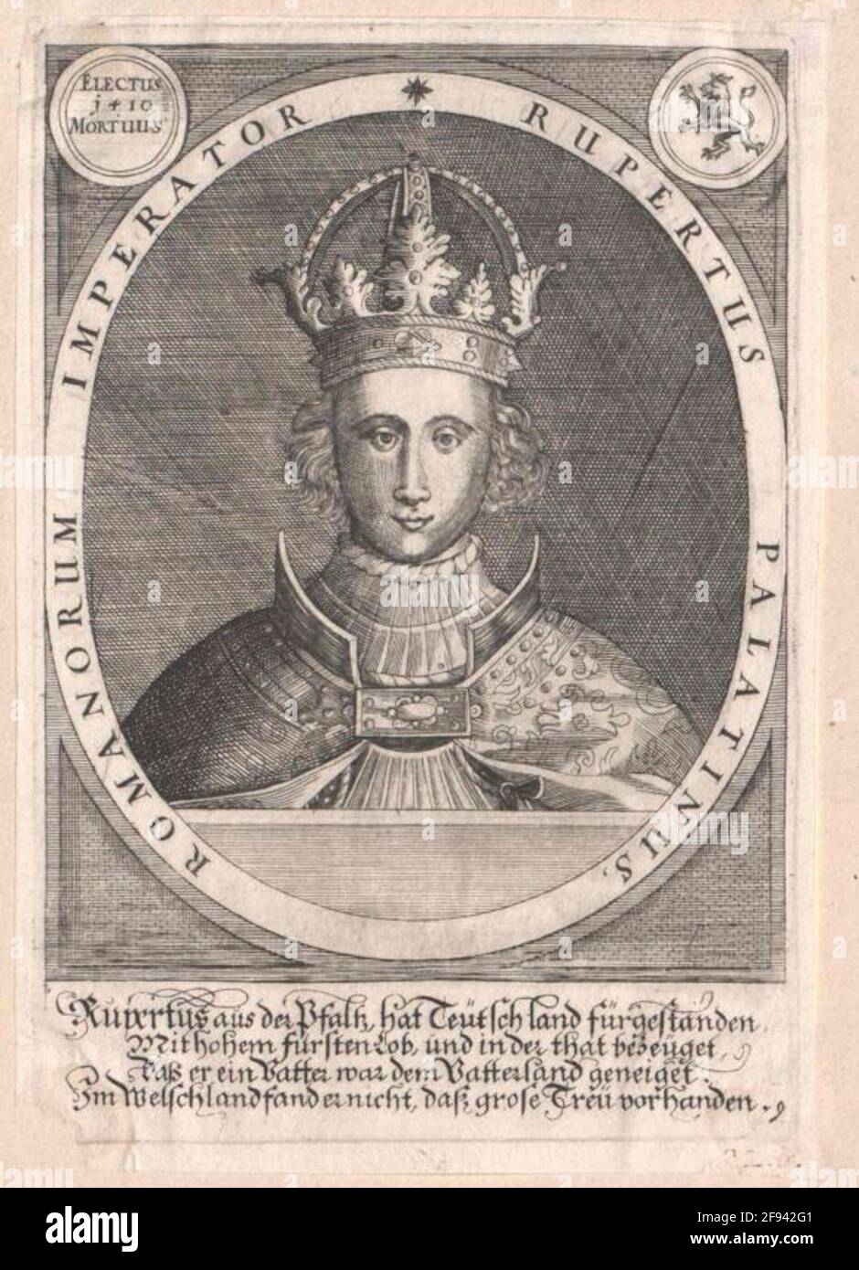 Rupprecht from the Palatinate, German King Stock Photo - Alamy