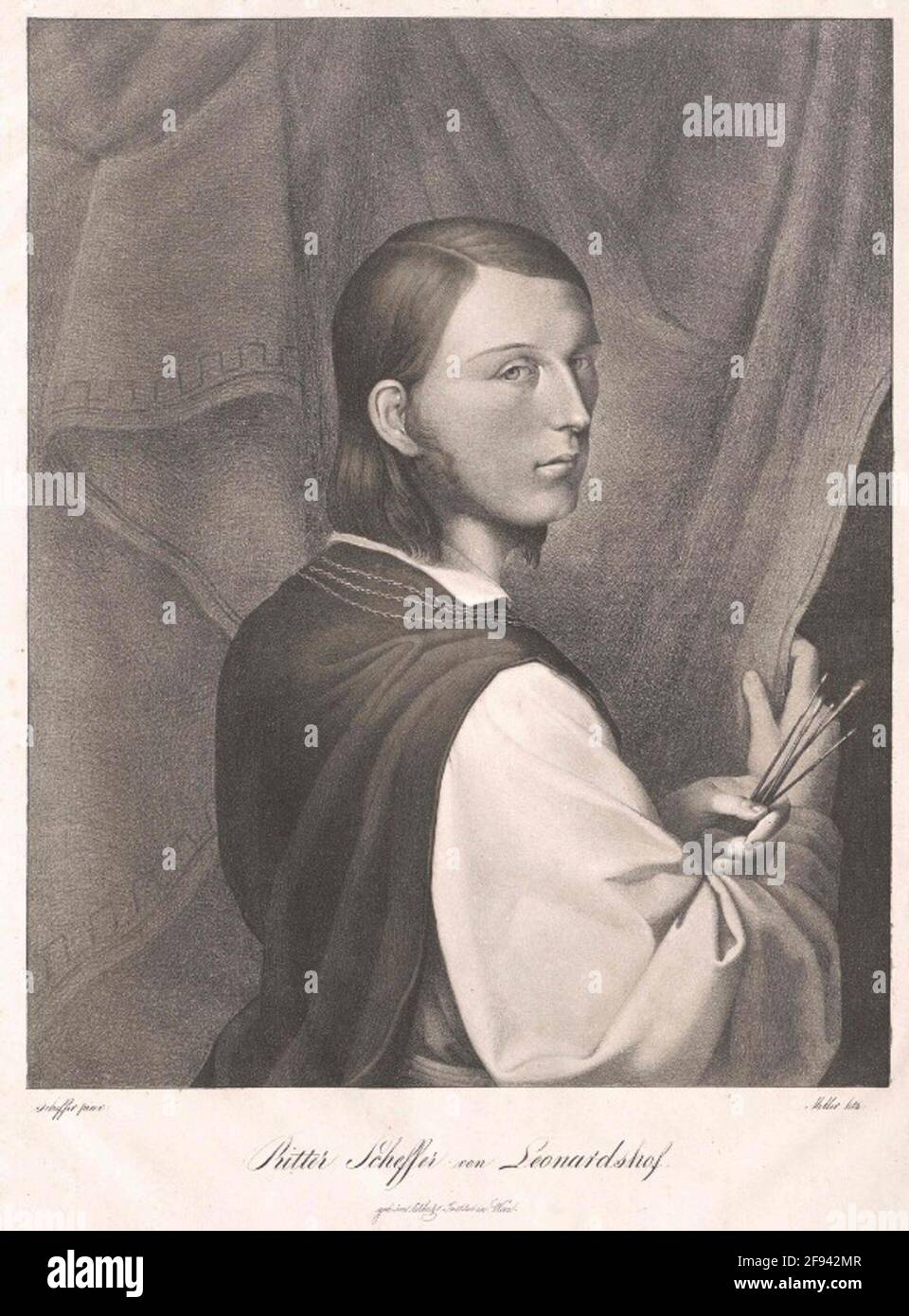 Scheffer of Leonhartshoff, Johann Evangelist Stock Photo - Alamy