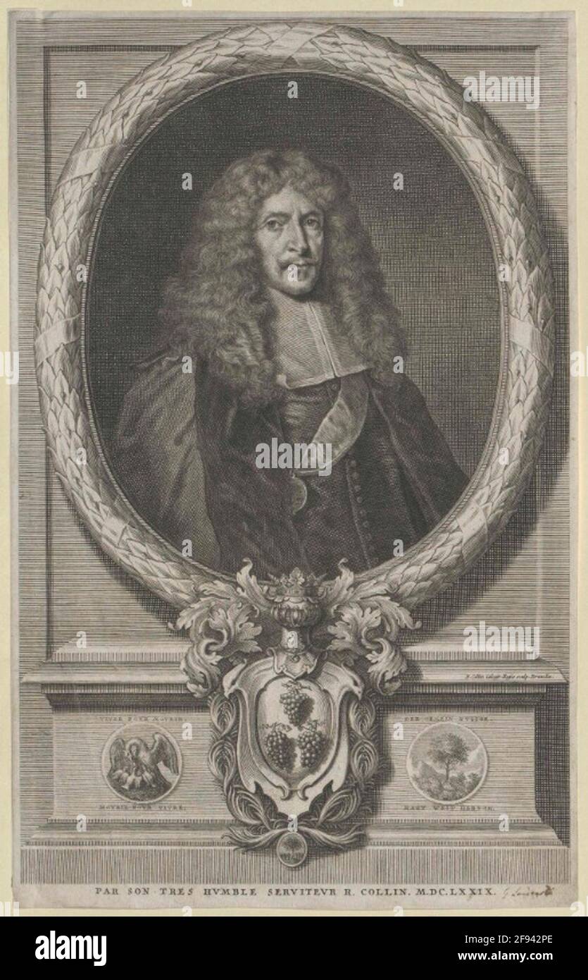 Sandrart, Joachim of Stecher: Collin, Richard Stock Photo - Alamy