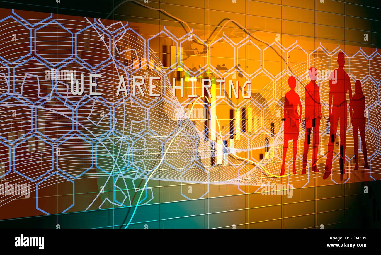 The choice of the best suited employee. Human silhouettes. HR job ...