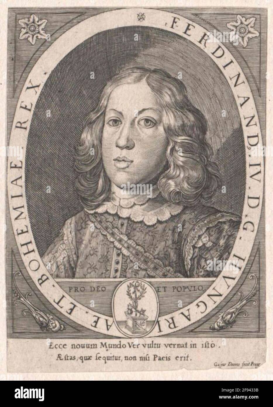 Ferdinand IV., Roman king Stock Photo - Alamy