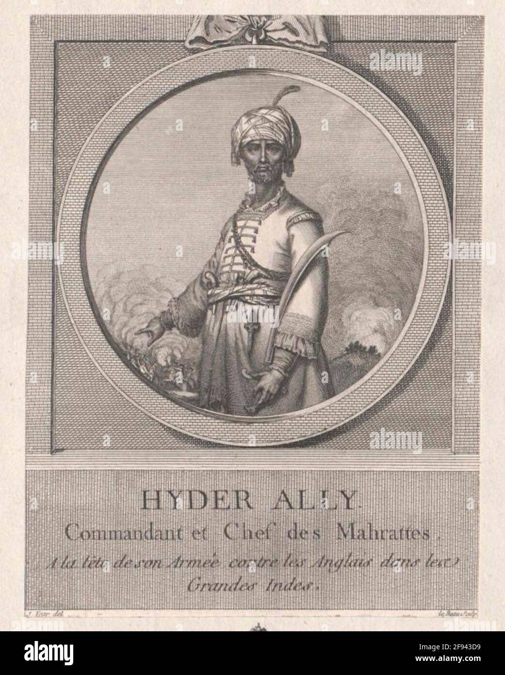 Haidar Ali, Sultan by Mysore Stock Photo - Alamy