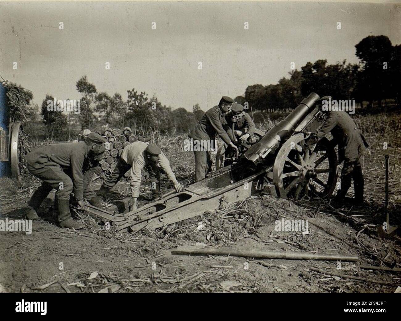 German gun position Stock Photo - Alamy
