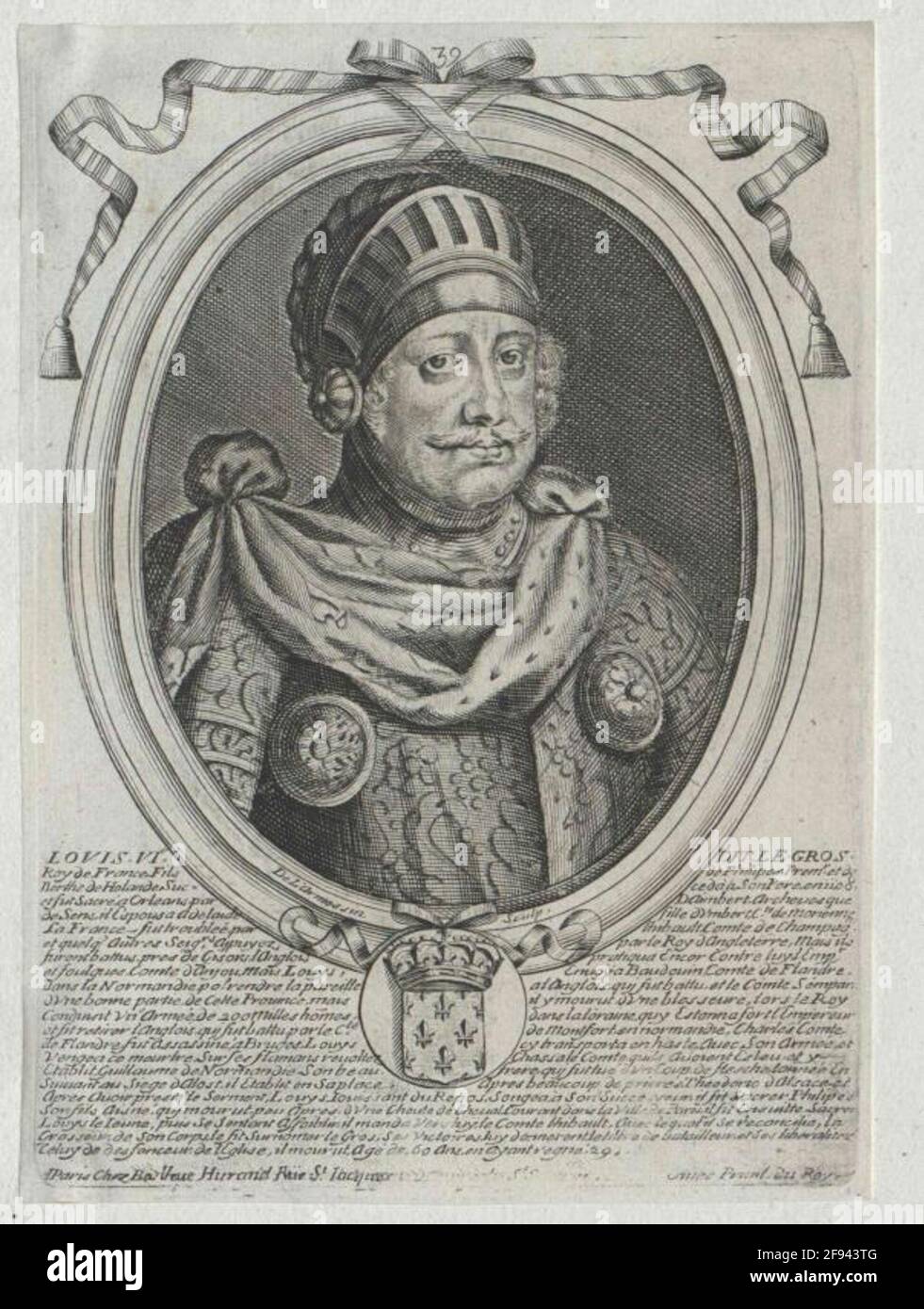 Ludwig VI., The fat king of France Stock Photo - Alamy