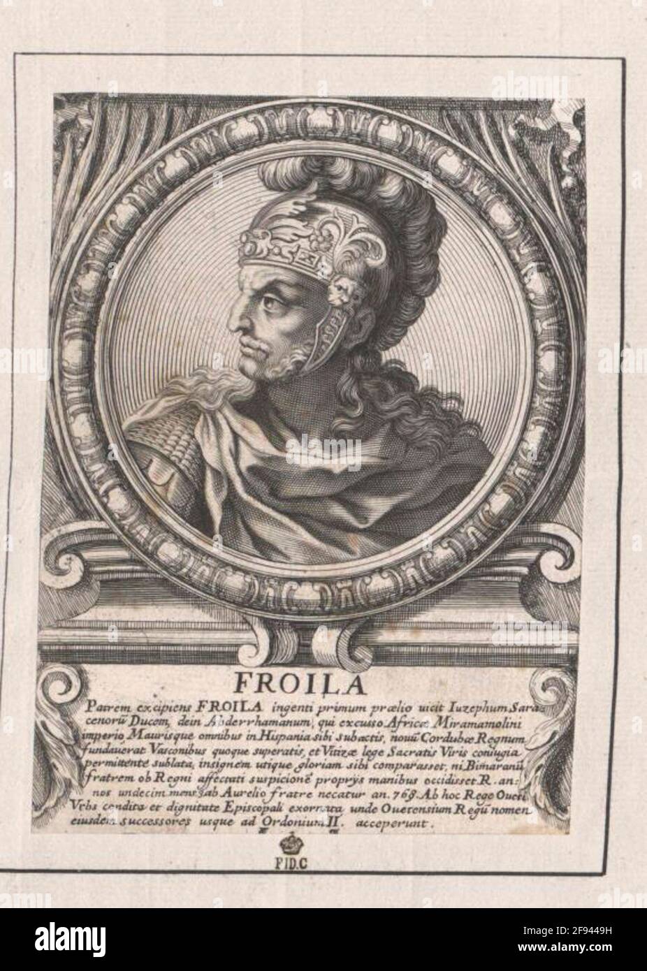 Fruela I, King of Asturias Stock Photo - Alamy
