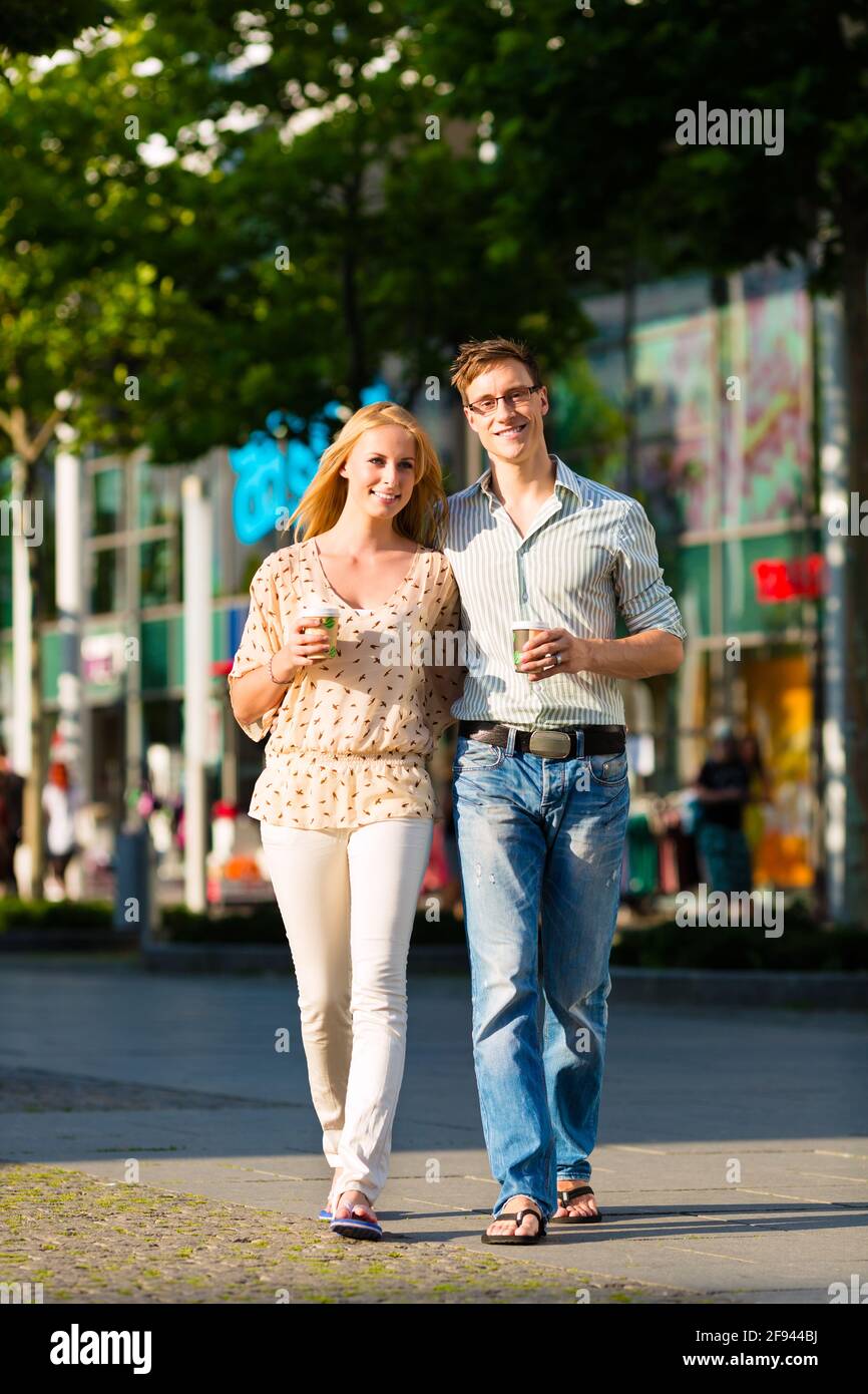 Lunch break walk hi-res stock photography and images - Alamy