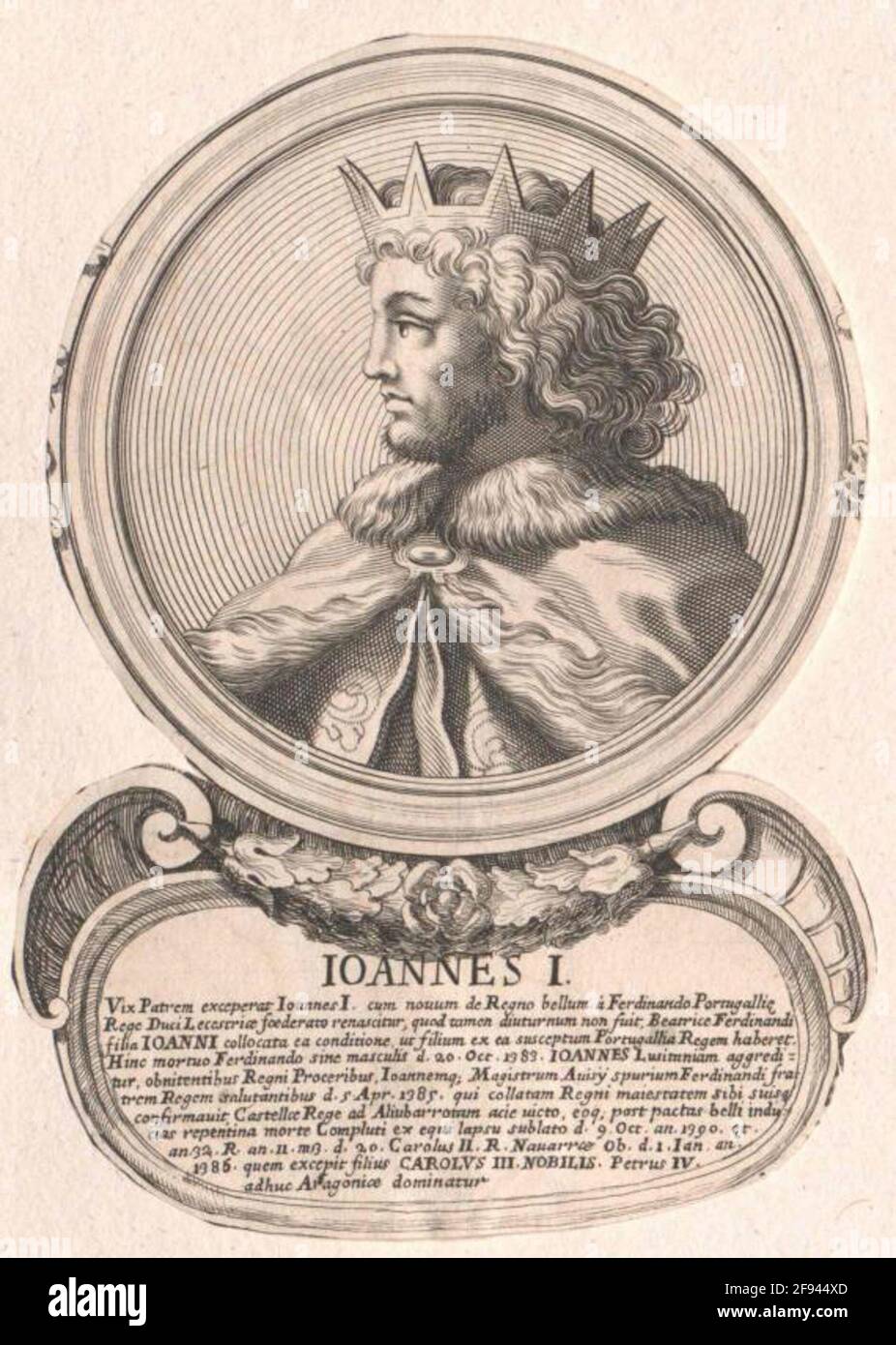 Johann I, King of Castile and León Stock Photo - Alamy