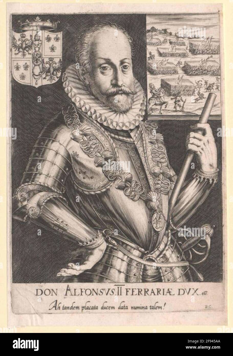 Alfons II. D'Este, Duke of Modena and Ferrara Stock Photo - Alamy